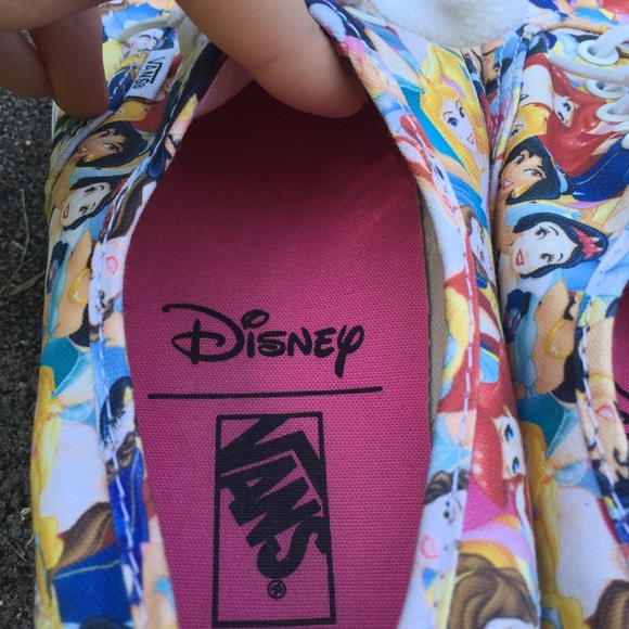 Vans | Shoes | Disney Princess Print Vans | Poshmark